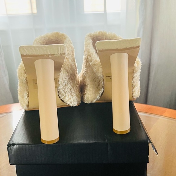 EGO | Shoes | Ego Sunny Square Toe Mule Heel Cream Size 9 Nib | Poshmark
